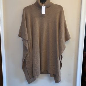 Boss | Jackets & Coats | Hugo Boss Turtleneck Poncho In Virgin Wool And ...